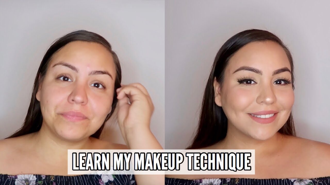 Easy Full Face Of Makeup Tutorial | I Show You My Makeup Technique ...