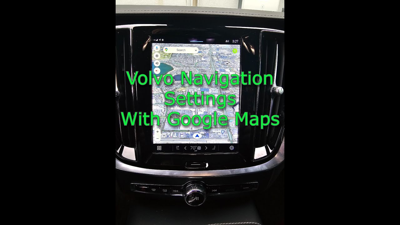 Volvo Navigation Settings (Google vehicles) - YouTube