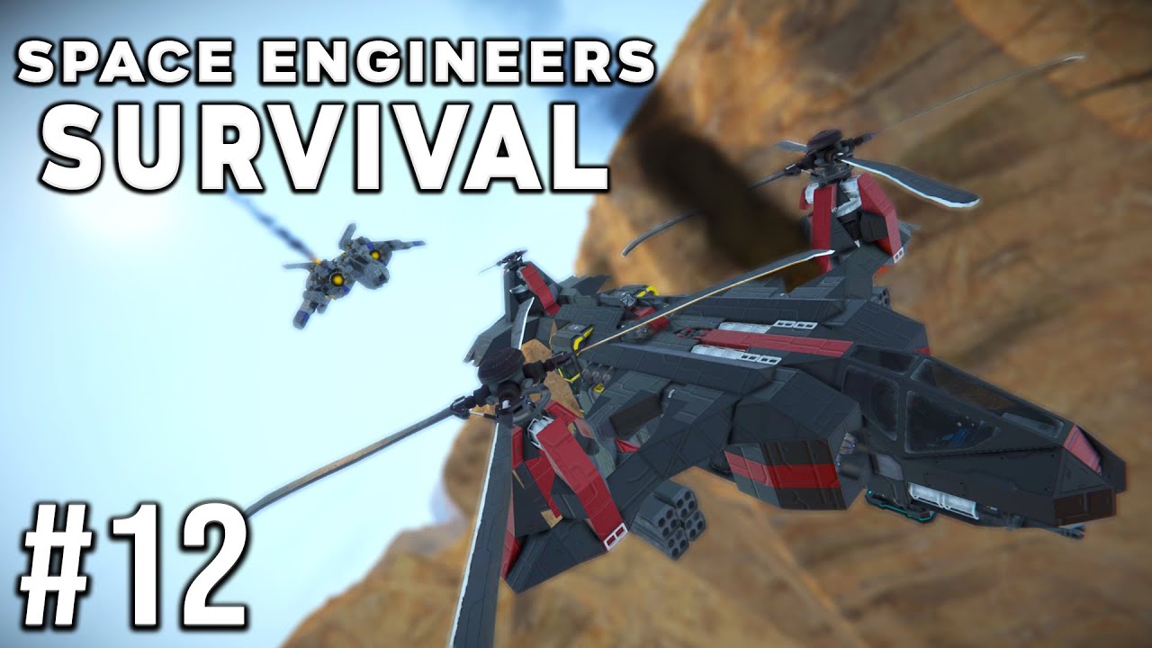 Space Engineers - Survival Ep #12 - FIGHTER INTERCEPT! - YouTube