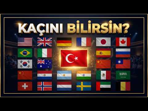 Bayrak Bilmece! Bu 14 Bayrağı Tahmin Edebilecek Misin? 🌍