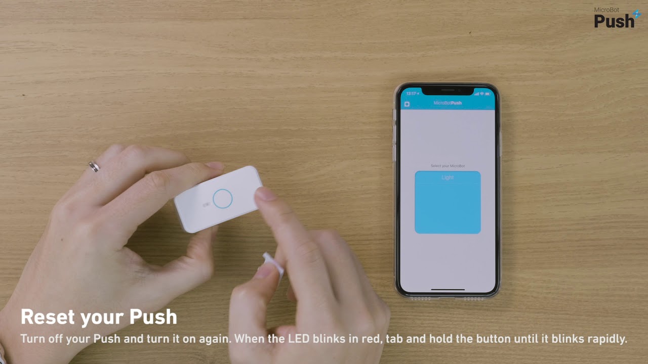 How to reset MicroBot Push - YouTube