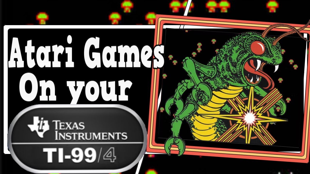 Atari games on your TI-99/4A - YouTube
