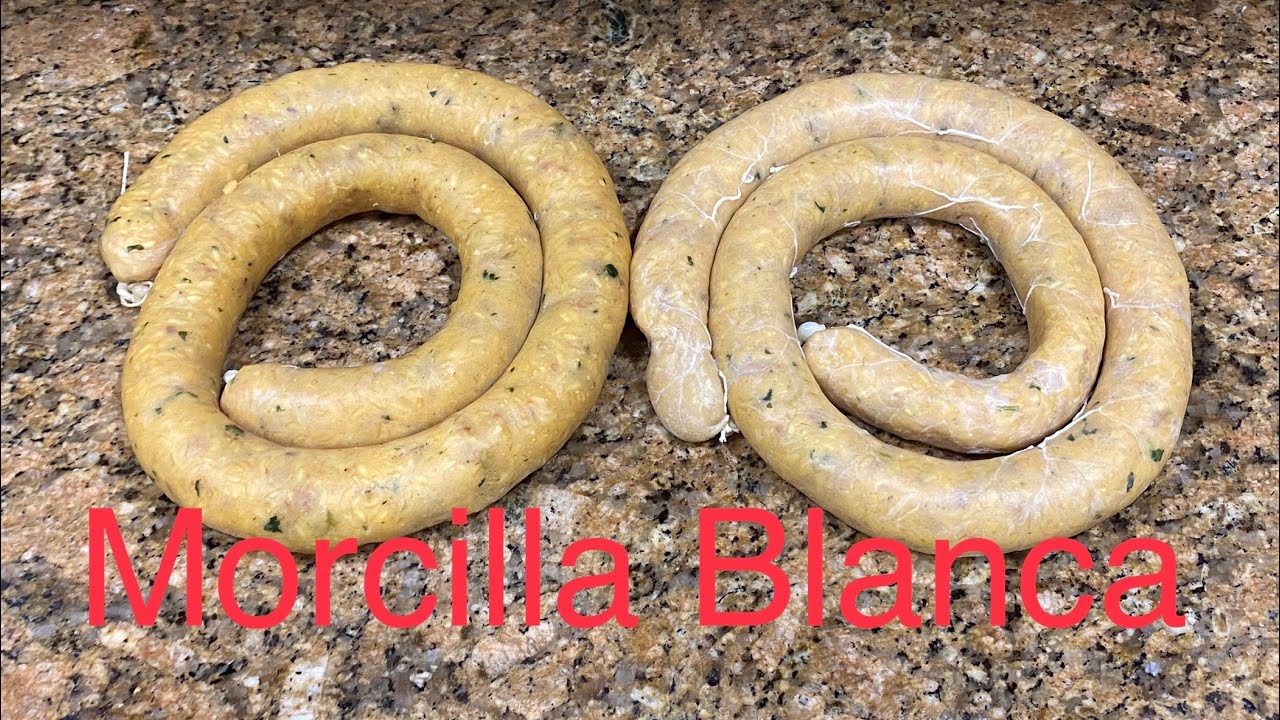 Morcilla Blanca / Rellena - sin sangre pero SABROSA - YouTube