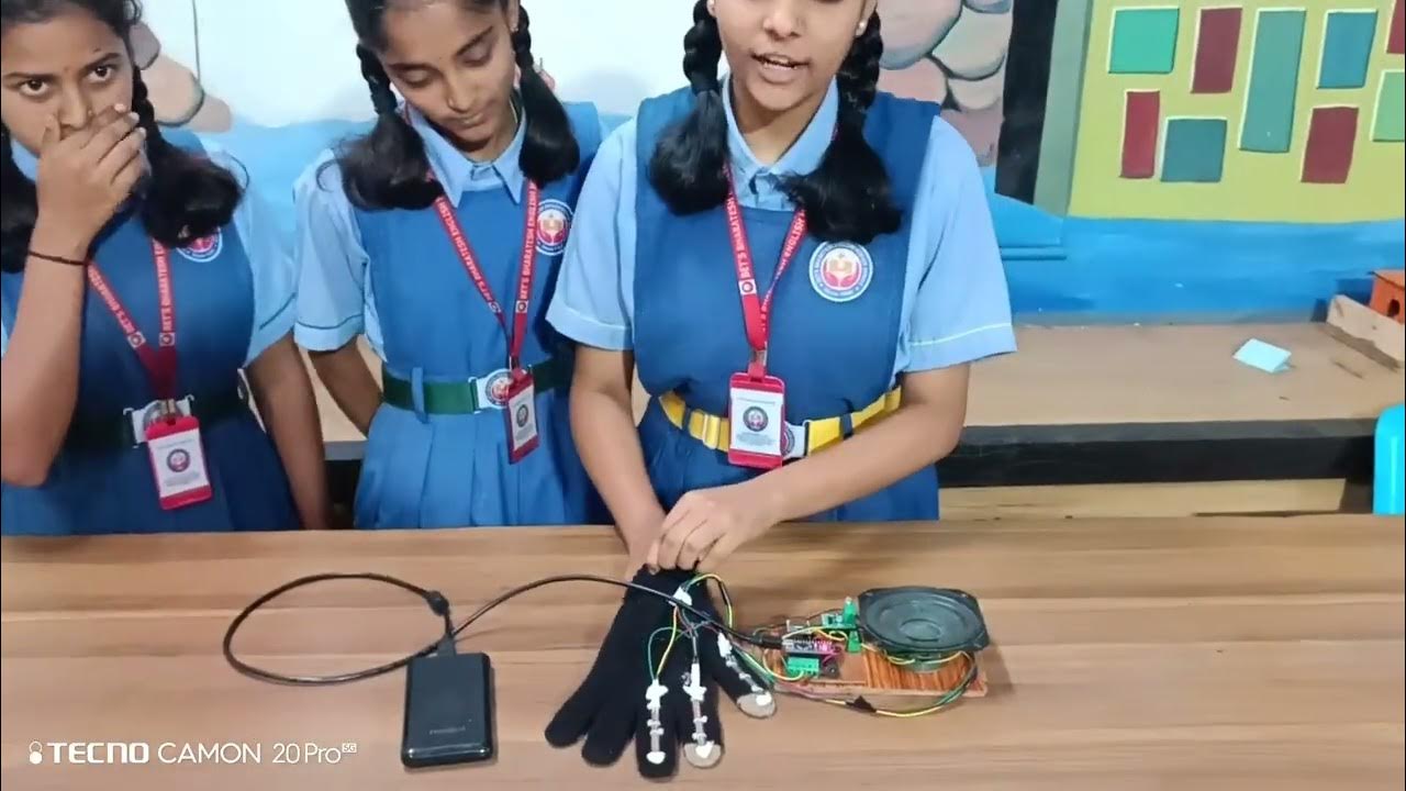 Sign Language to Voice Converter using Flex Sensors and Arduino Nano - YouTube