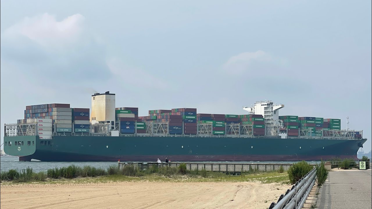 Evergreen Titan Container Ship - YouTube