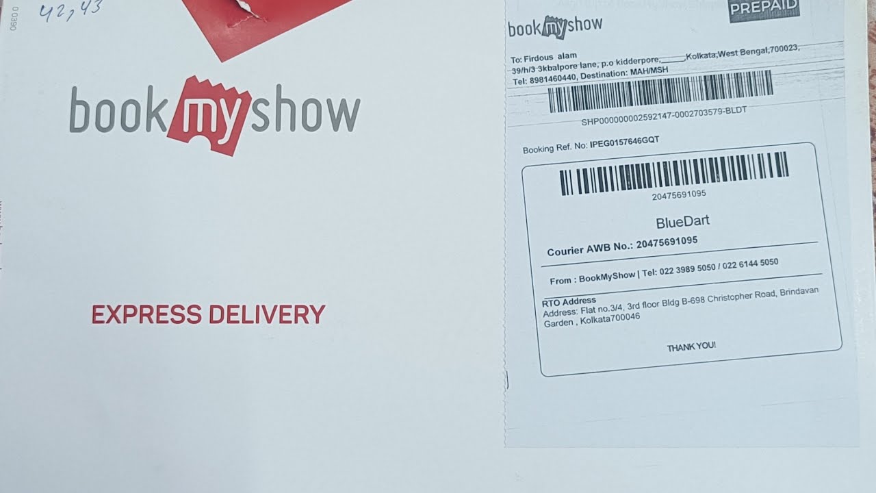 #unboxing #bookmyshow ticket | #ipl #kkr #lucknowsupergiants #cricket # ...