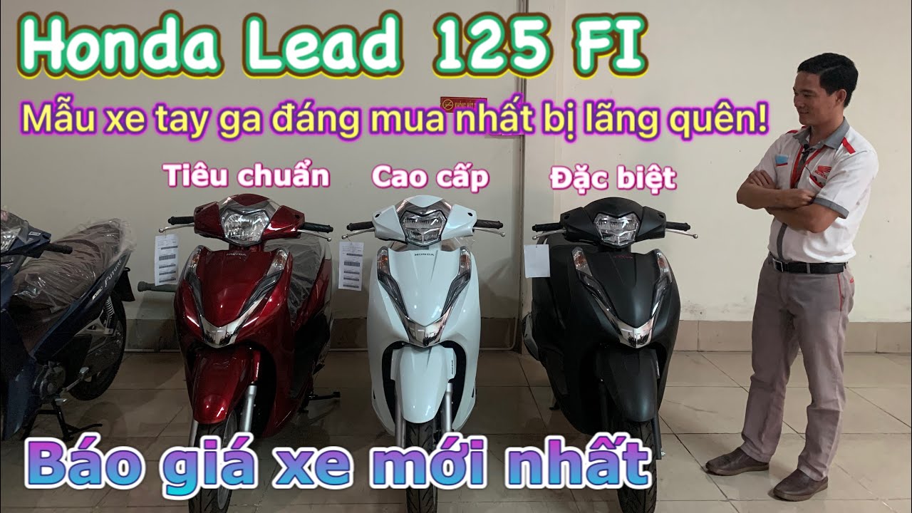 Honda Lead 125 FI 2021 | Báo giá 3 phiên bản xe Lead mới nhất | Minh Nam Lê - YouTube