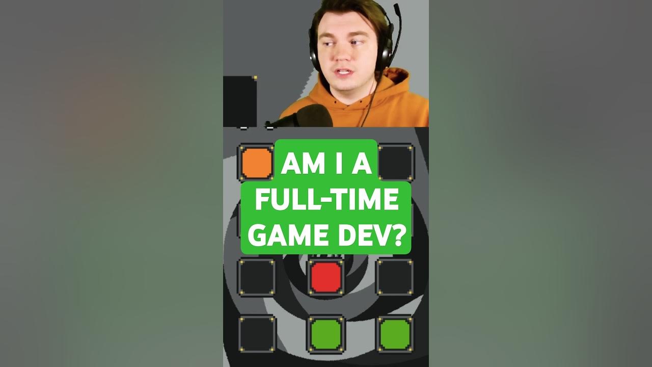 Am I A Full-Time Game Dev? #gamedev #twitchclips #short - YouTube