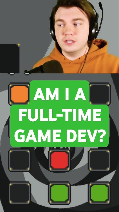 Am I A Full-Time Game Dev? #gamedev #twitchclips #short - YouTube