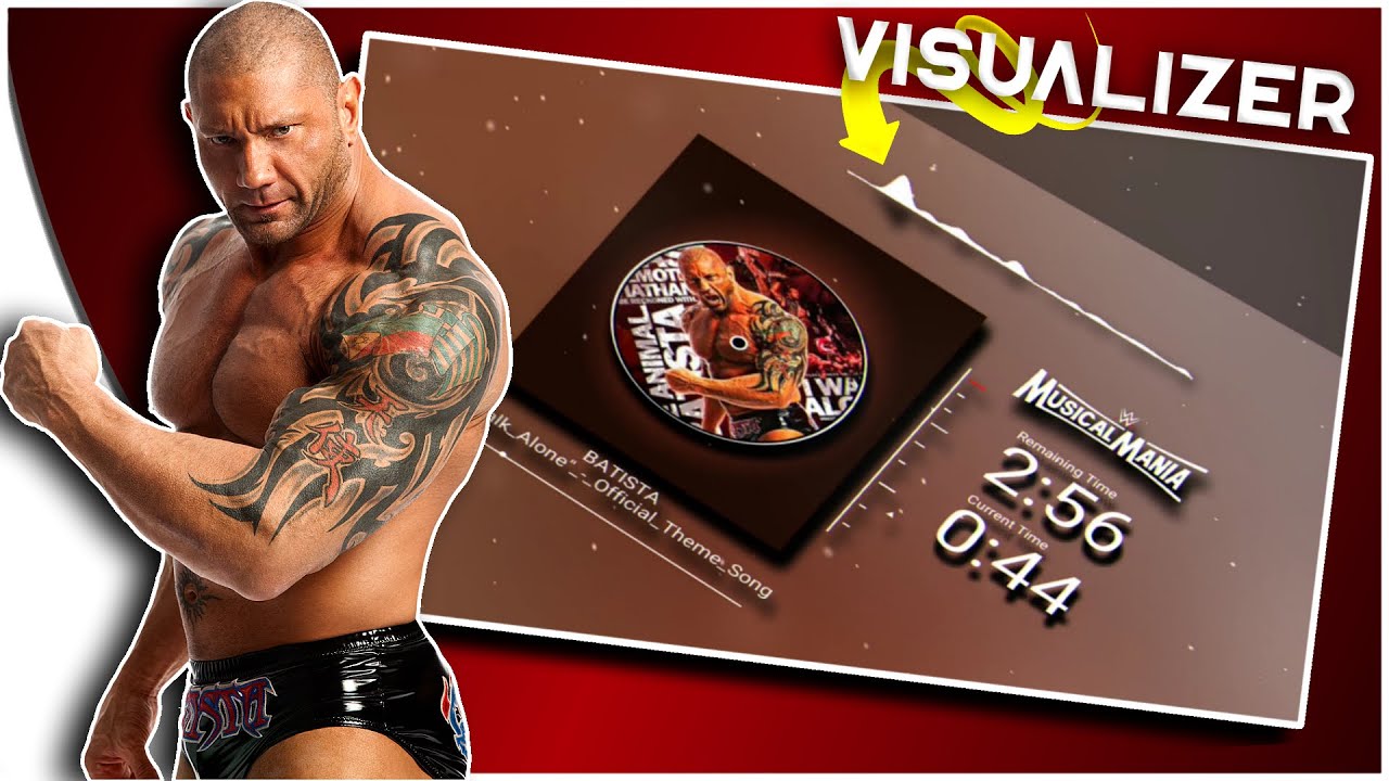 Wwe Batista || I Walk Alone || full Theme Song With Visualizer (Wwe ...