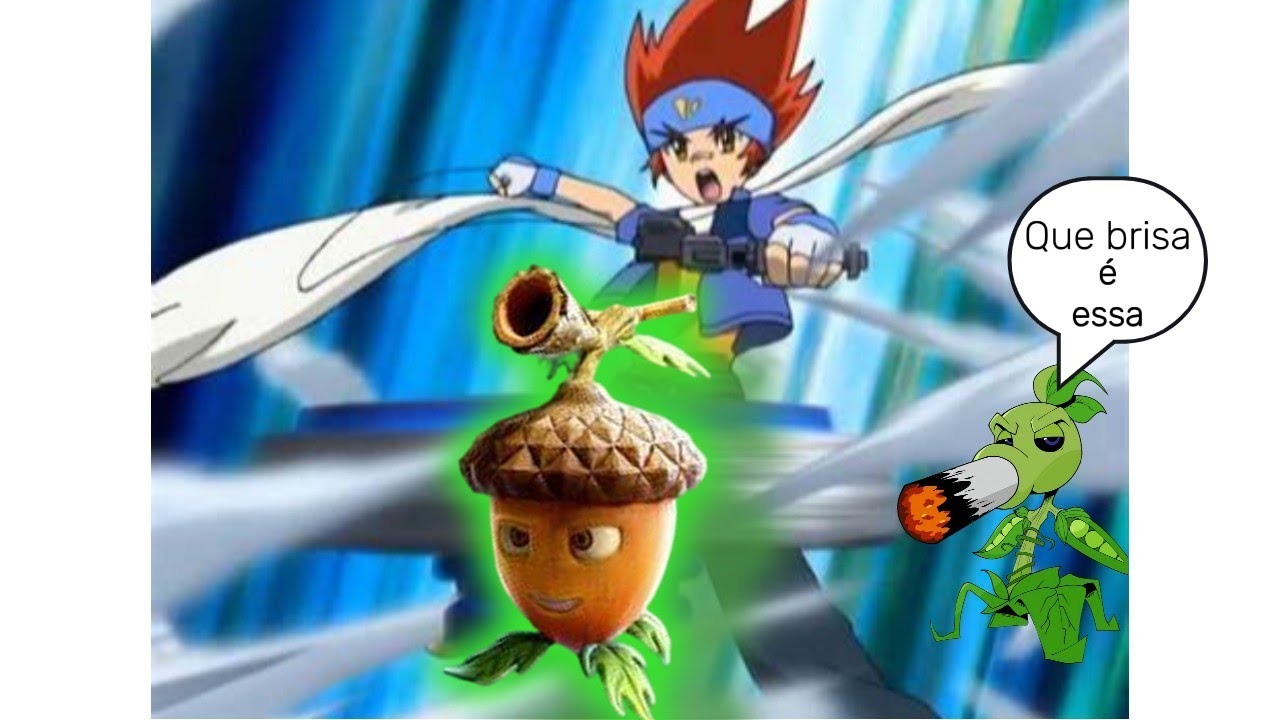 Plants vs. Zombies BfN - Beyblade Acorn (Bolota Beyblade) - YouTube