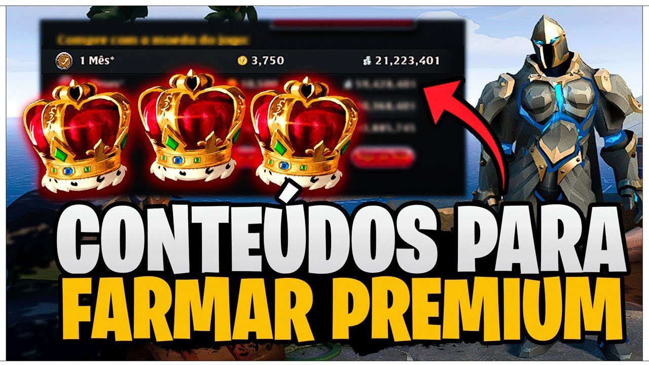 5 CONTEÚDOS PARA CONSEGUIR SUA PREMIUM! - Albion Online - YouTube