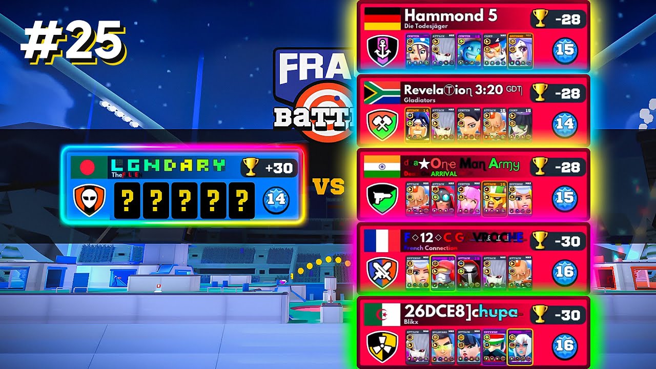 #25 LEGENDARY team Vs. Powerful Frag Opponents 🔥 (Frag Pro Shooter ...