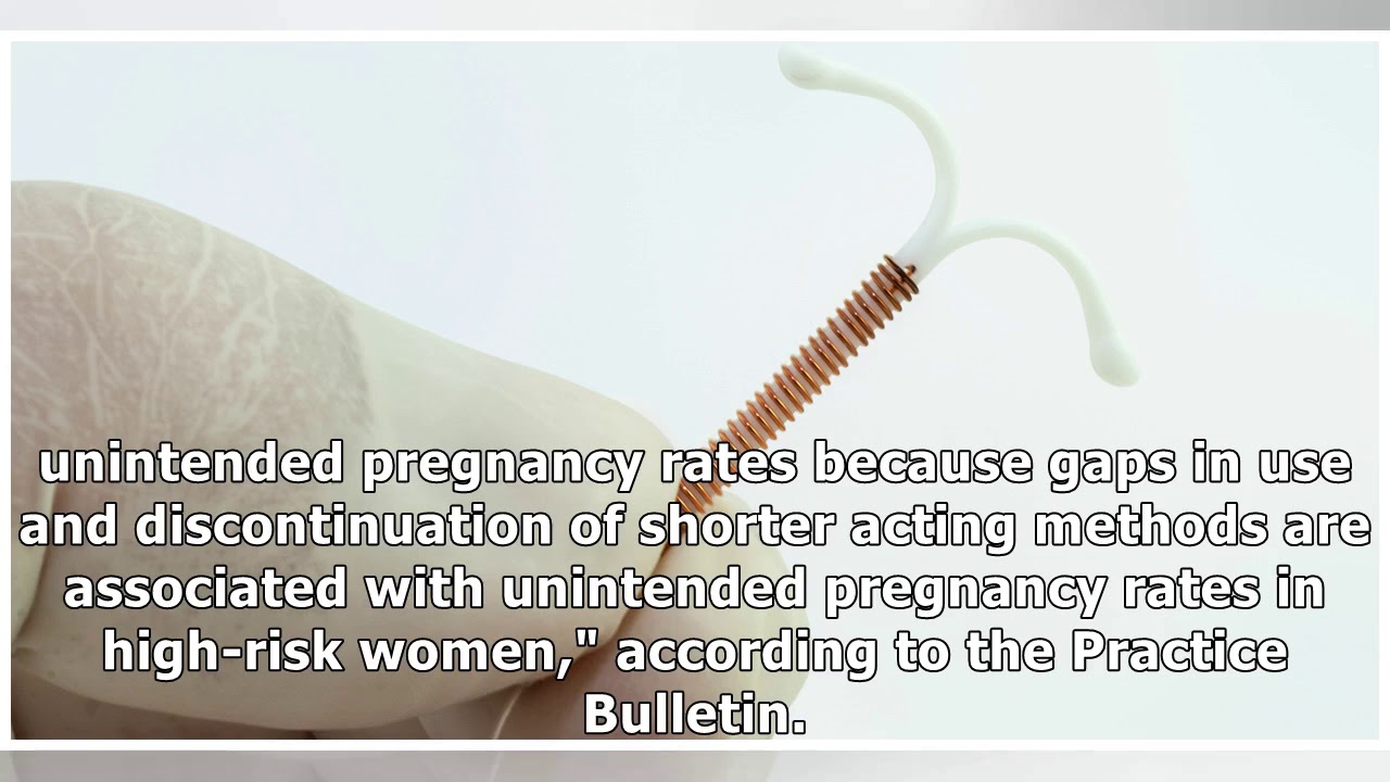 IUDs Officially Recommended for Healthy Women, Teens - YouTube