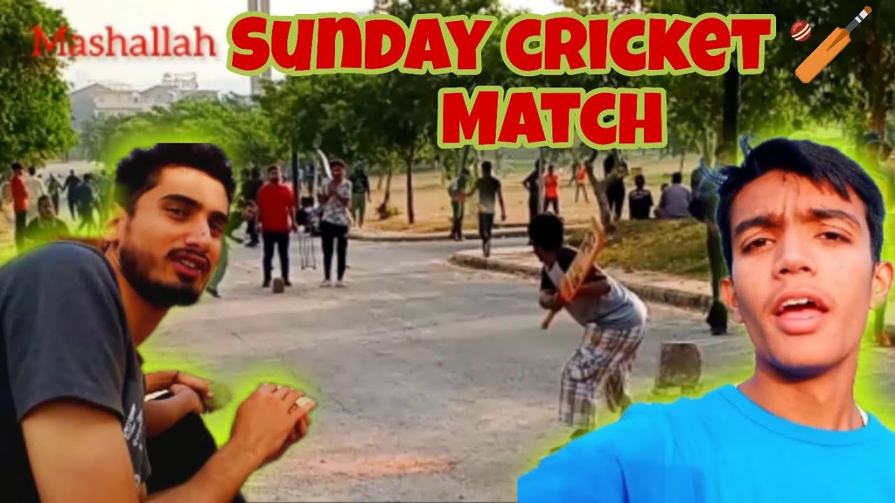 Sunday Cricket 🏏 Match - YouTube