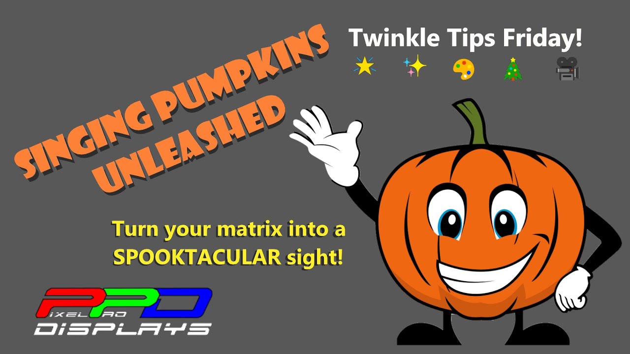Twinkle Tips Friday: FREE Singing 🎃Pumpkin Configuration - YouTube