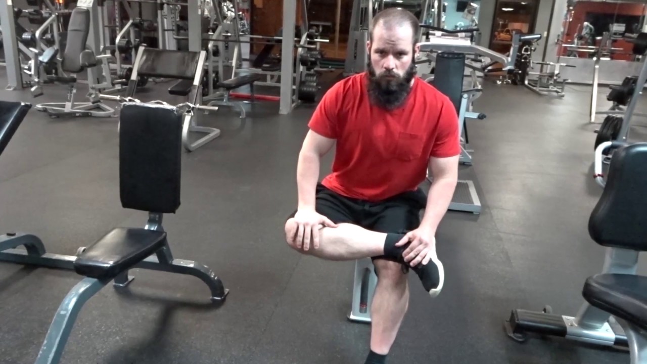 Seated Internal Rotator Stretch - YouTube