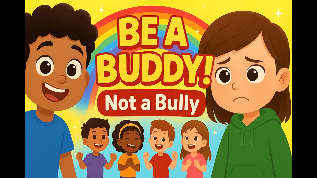 Be a Buddy, Not a Bully! (kid's song) - YouTube