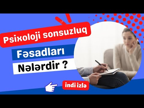 Psixoloji Sonsuzluq Nədir? I Əlamətləri Nələrdir? I Vaginizm I İlhamə Balakişiyeva