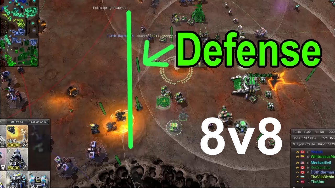 Beyond All Reason: Holding Defense to Help Pro Players Build Strength in 8v8 Map Control - YouTube