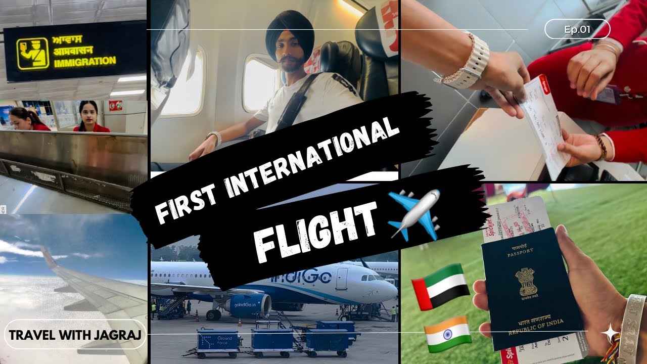 my first international flight | My First Flight Dubai | My First Vlog ...