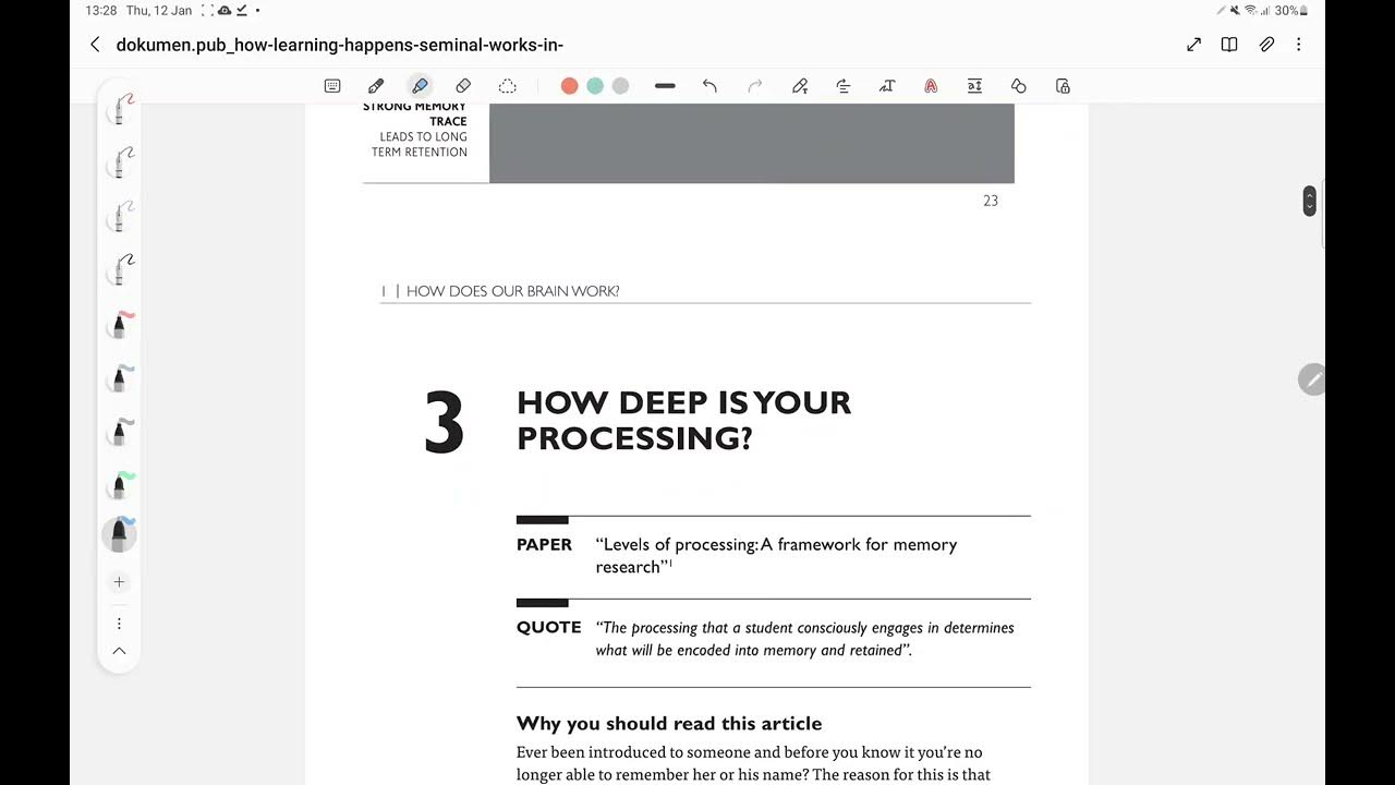 Understanding how memory works to improve your teaching - YouTube