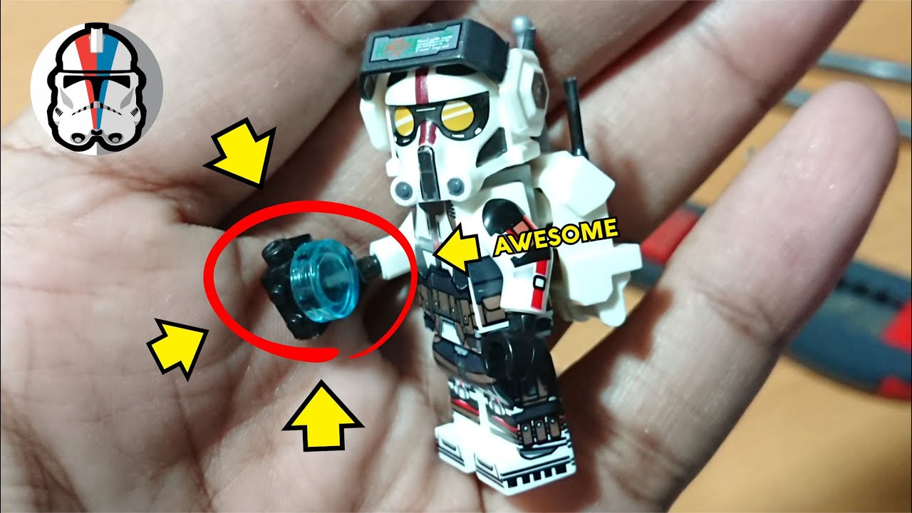 MOC Bad Batch Tech Data Pad for Lego Minifigures - YouTube