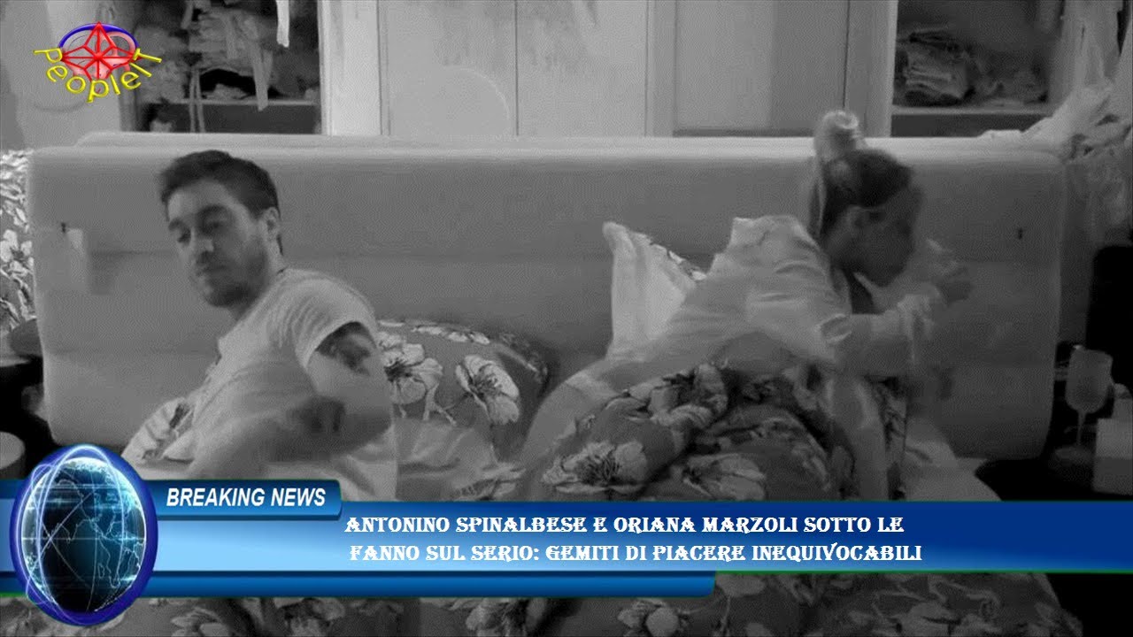 Antonino Spinalbese e Oriana Marzoli sotto le fanno sul serio: gemiti di piacere inequivocabili ...