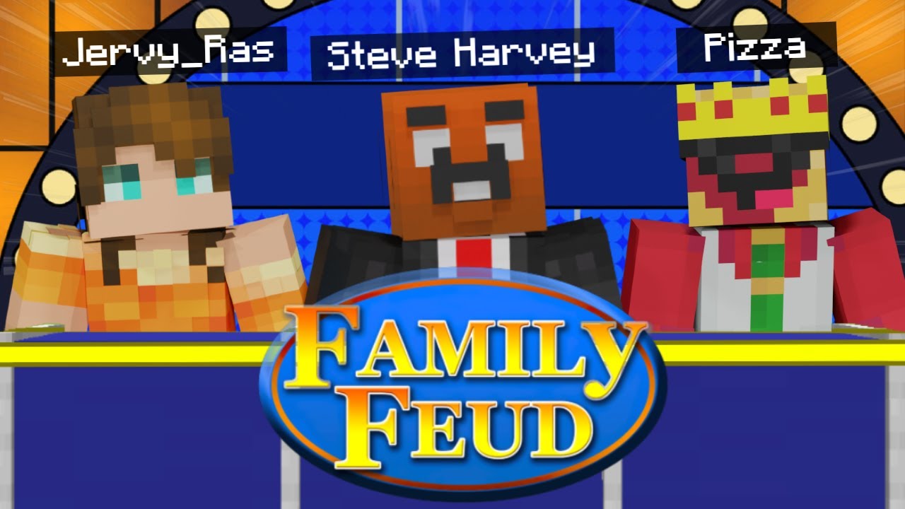 I joined a Family Feud game in Minecraft - YouTube