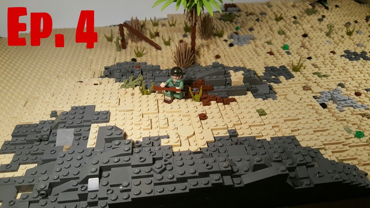 LEGO WW2: Building Iwo Jima Update 4 - YouTube