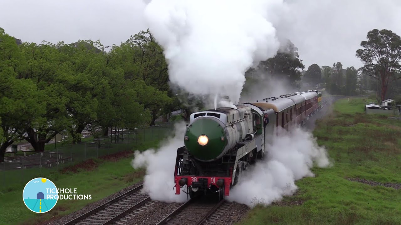 Steam Locomotive 3801 - Load Trial - Picton to Moss Vale - February ...