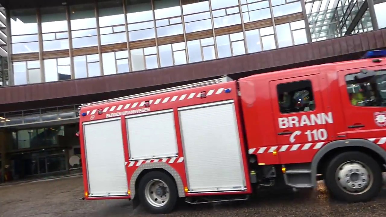 Bergen Fire Department responds to an emergency Bergen Brannvesenet ...