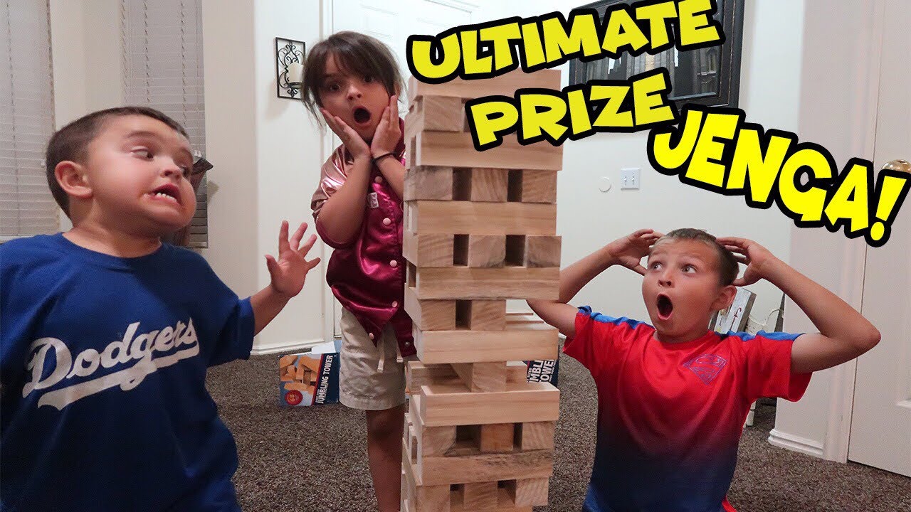 ULTIMATE PRIZE JENGA GAME! - YouTube