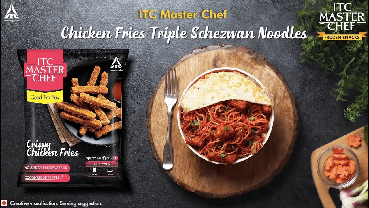 ITC Master Chef Chicken Fries Triple Schezwan Noodles - YouTube