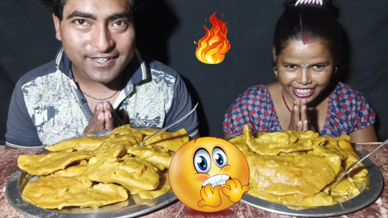 Aloo fara eating। Eating video। Amezing ALLHABADI। Maddy eating ...
