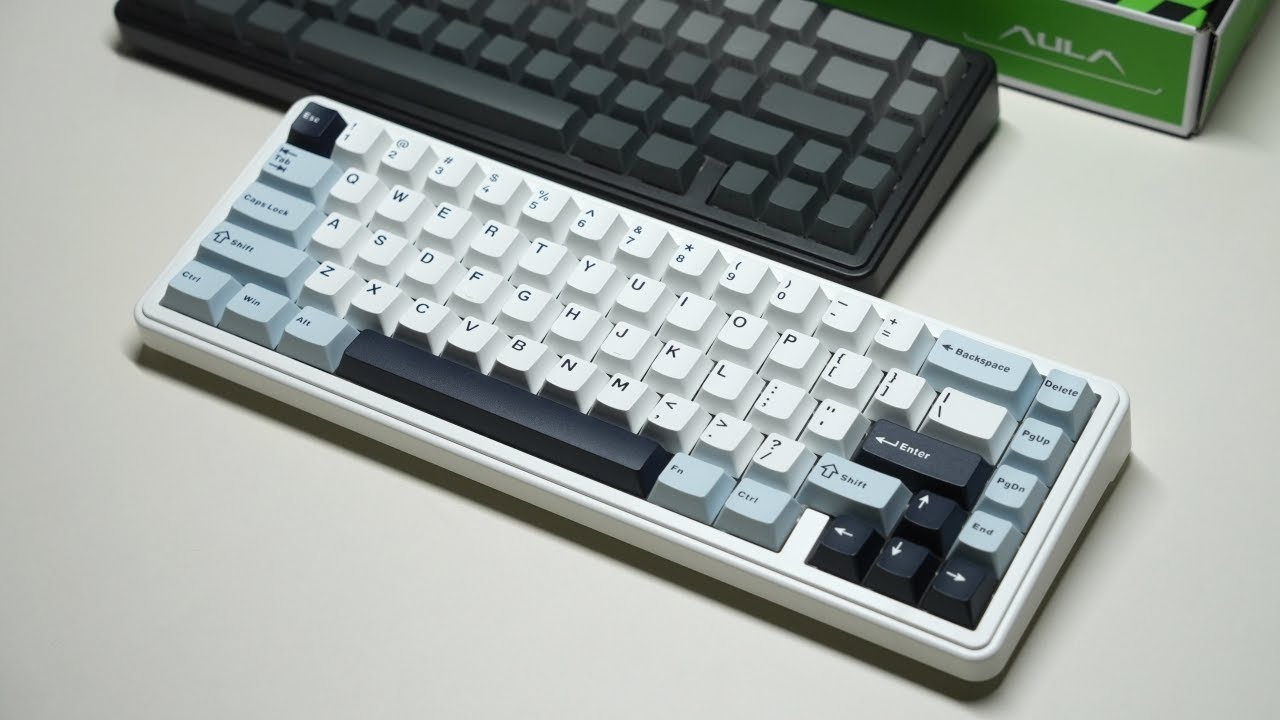 🎁구독자 이벤트🎁 독거미 키보드 아직도 없어 !? 가성비 1티어 키보드 AULA F65 타이핑 ASMR / 회목축 - YouTube