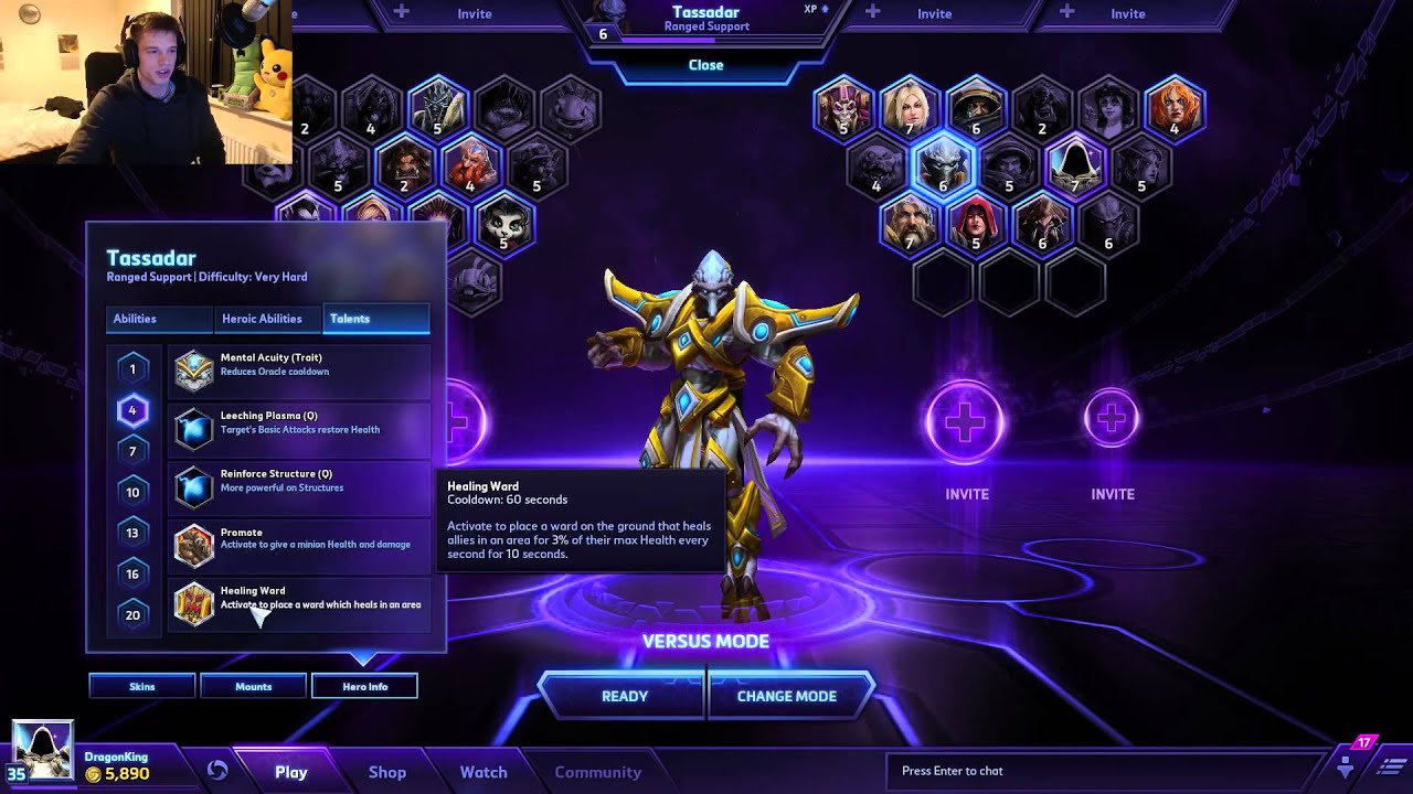 HotS FULL Hero Review: TASSADAR - YouTube