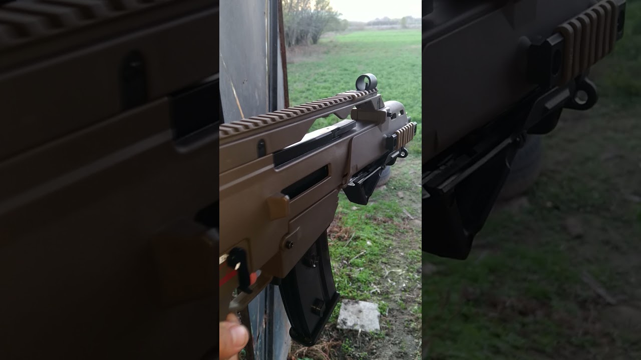 Army armament G36 GBBR - YouTube