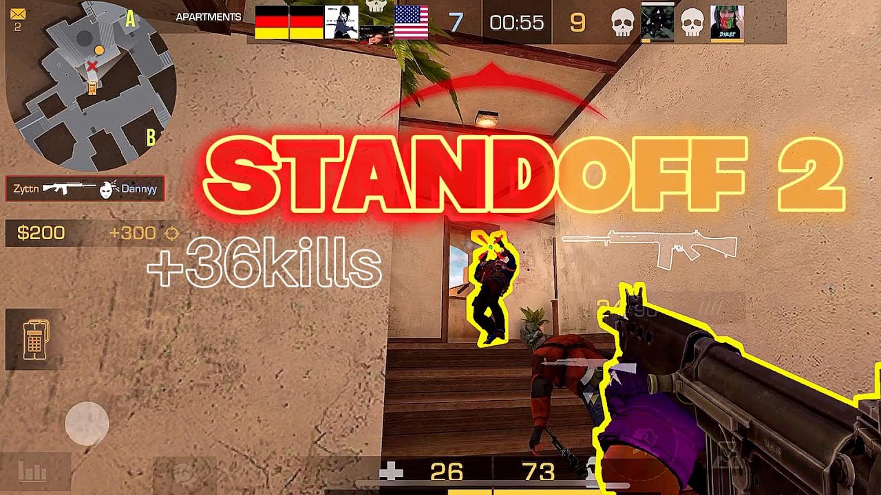 Epic STANDOFF 2 Competitve Match Gameplay | +36 Kills - YouTube