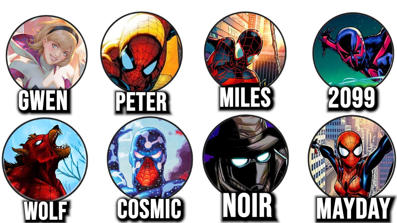 Every Spider Man Variant Explained in 19 Minutes - YouTube