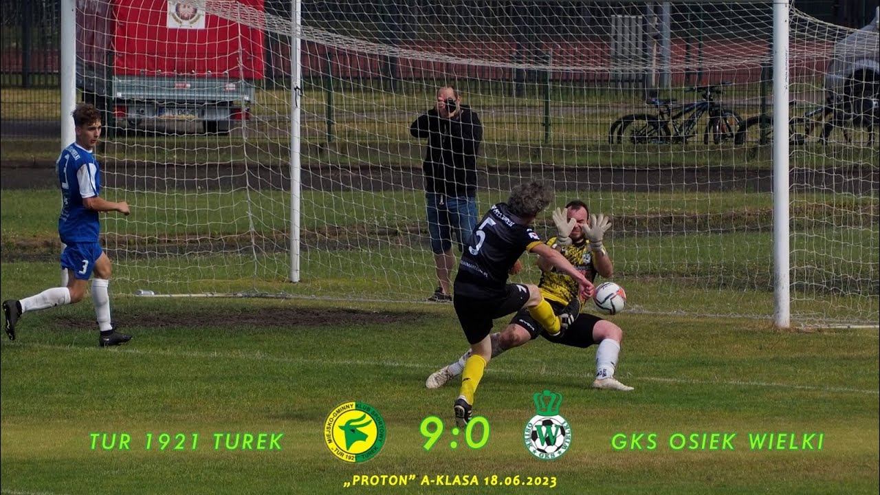 Tur 1921 Turek- Osiek Wielki 9:0, A-klasa, 18.06.2023, skrót i foto ...