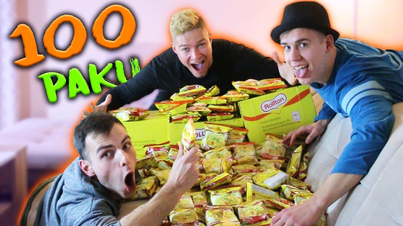 100 BOMŽPAKIŲ CHALLENGE - YouTube