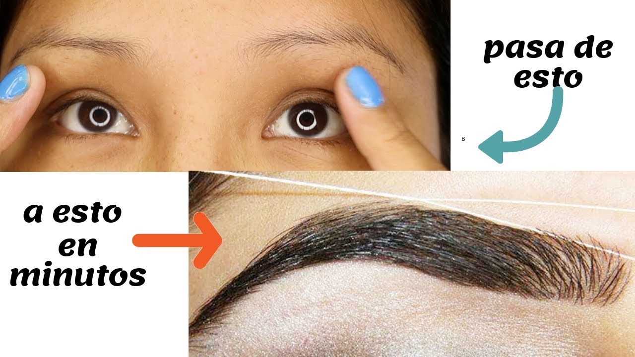 🌱TRANSFORMA TUS CEJAS NATURALMENTE🌿ESTILO HINDU🇮🇳Maya belleza de la ...