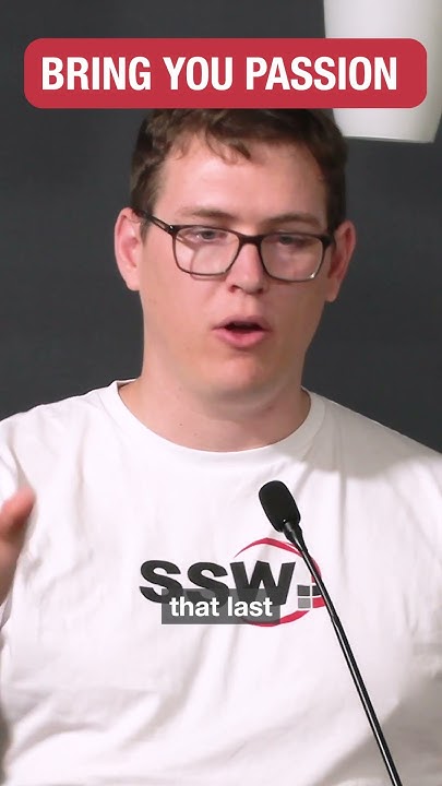 Bring your passion | Gordon Beeming | SSW User Group - YouTube