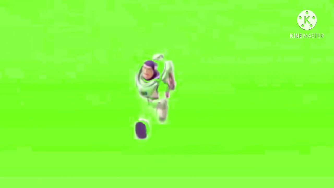 Buzz running 1 min green screen - YouTube
