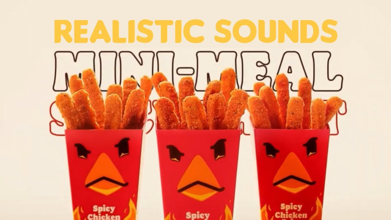 BK Spicy Chicken Fries Ad but with Realistic Sounds - YouTube