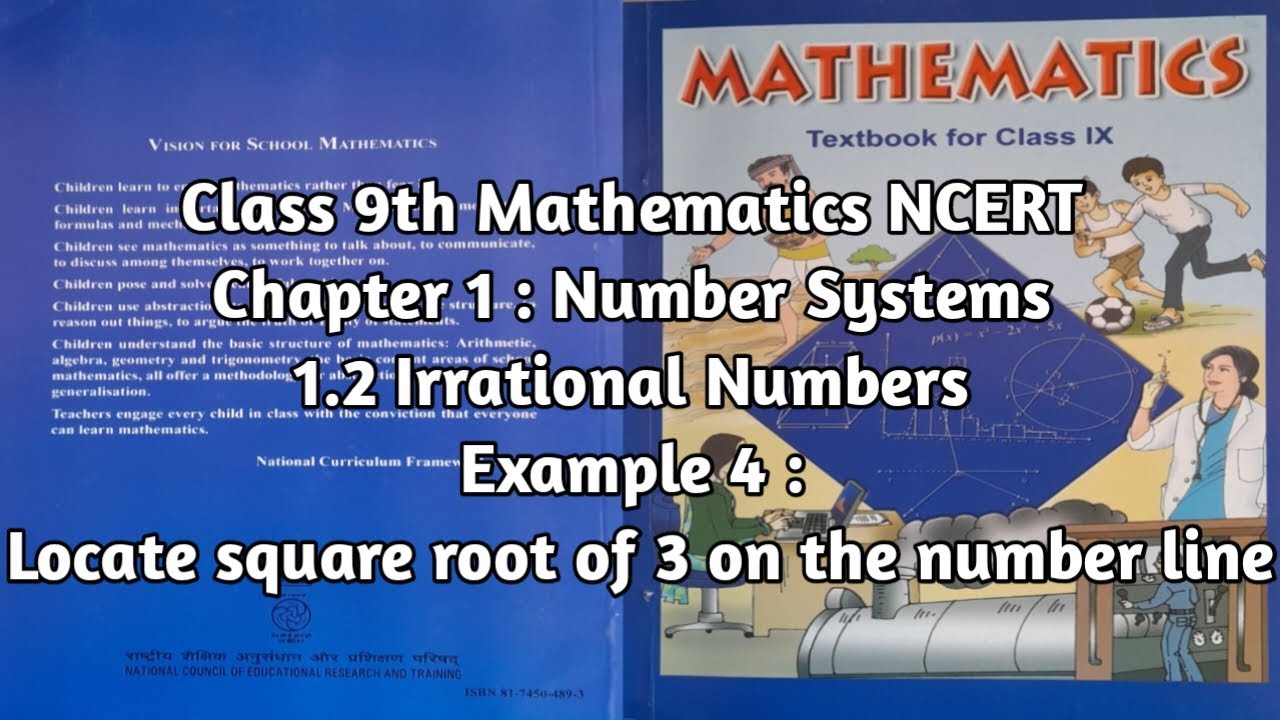 Class9thMathematics NCERT | 1_2 Irrational Numbers | Ex 4 Locate Square ...