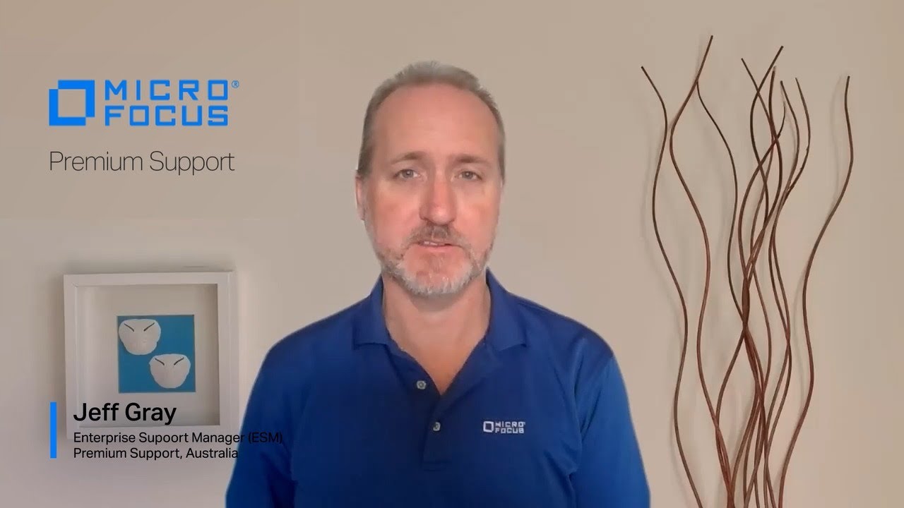 Micro Focus Enterprise Support Manager - YouTube