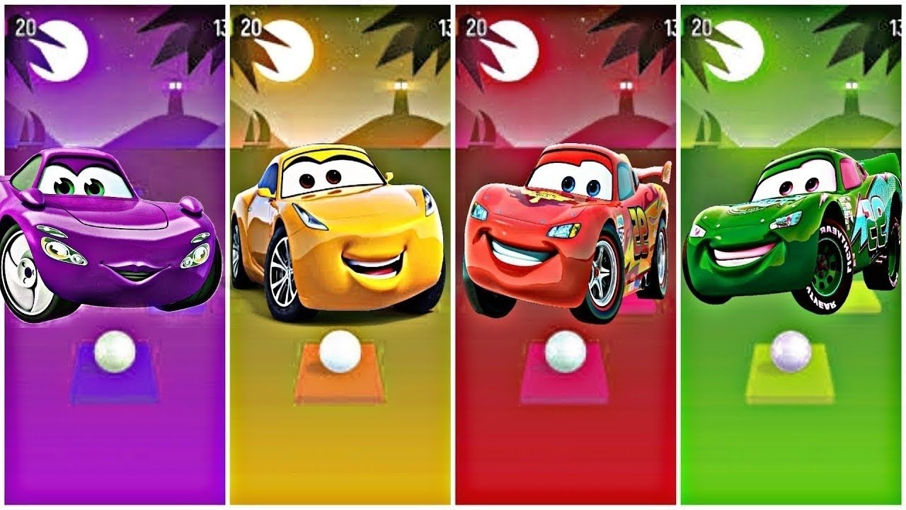 McQueen Red Car 🆚 McQueen Blue Car 🆚 McQueen Yellow Car 🆚 McQueen Black ...