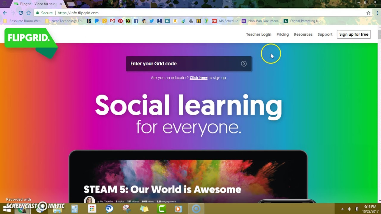 Flipgrid How To Set Up - YouTube